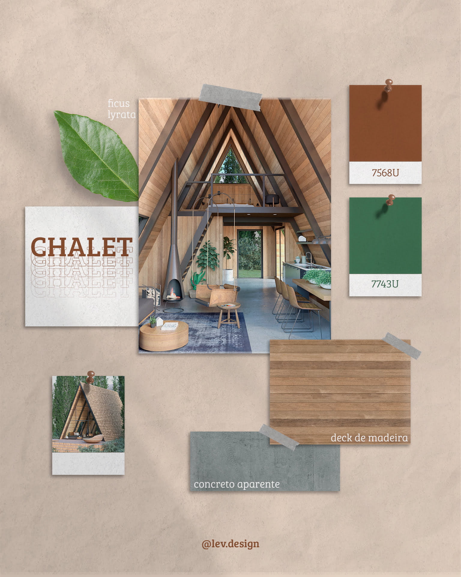 Projeto Chalet - Estudo Completo - Lev Design